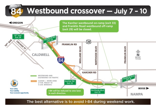 Traffic delays expected on I-84 - KIVITV.com Boise, ID