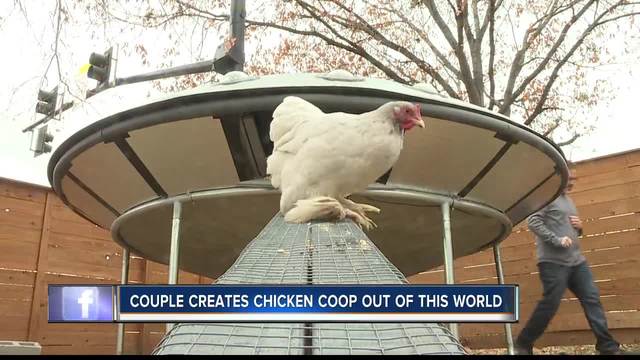 Boise UFO chicken coop is out of this world - KIVITV.com Boise, ID